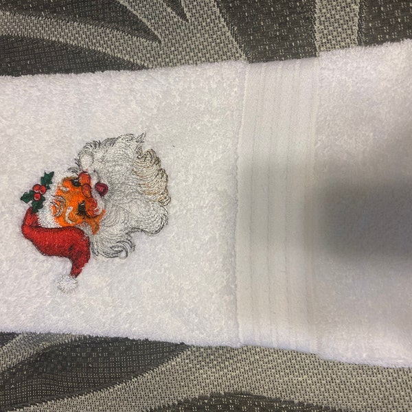 Retro Santa Embroidery Design, Vintage Christmas Embroidry File, 3 ...