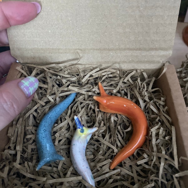 Ceramic Slugs - Assorted Pack of X3 - Etsy