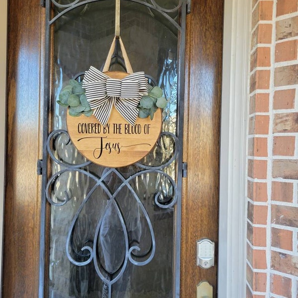Front Door Hanger | Everyday Door Sign | Christian Door Hanger ...
