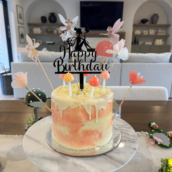 Retro Hippie VW Van Shaker Cake Topper: Groovy Peace Flower Power ...