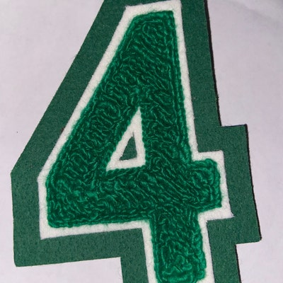 Chenille 3 Varsity Numbers 0-9 Available in 11 Colors / In-stock ...