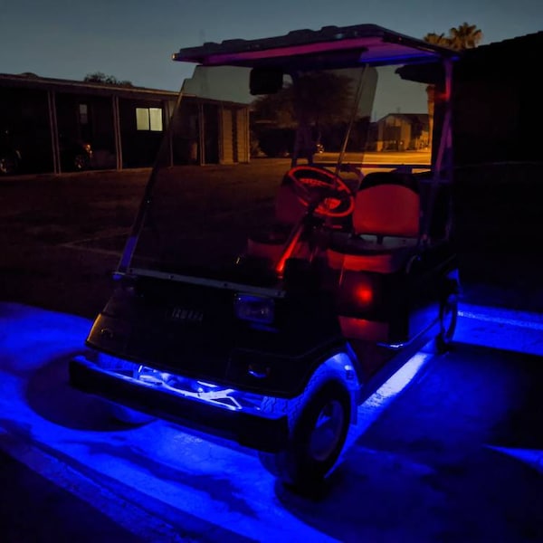 4 Pcs Blue Motorcycle LED Accent Underglow Lighting Bike Lights 12v - Etsy