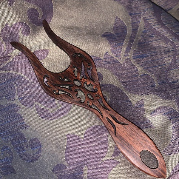 Wooden Lucet, Filagree Lucet, Braiding and Cordmaking Tool, Renaissance ...