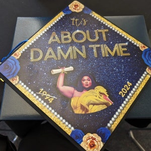 Grad Cap Topper Mean Girls Quote , Graduation Cap Decorations by Tassel ...