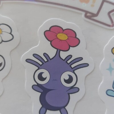Pikmin Chibi Sticker Set - Etsy
