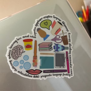 Speech Therapist Sticker SLP Sticker AAC Sticker SLP | Etsy