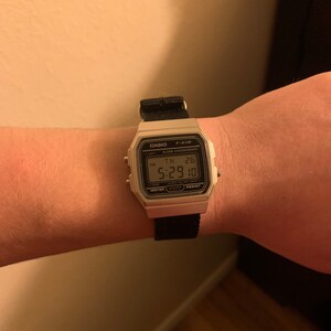 Custom Silver Casio World Time Watch With Color Screen Mod - Etsy