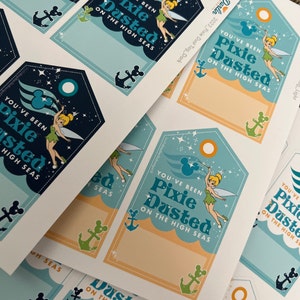 Stitch Pixie Dust Gift Tags You've Been Pixie Dusted Instant Download ...