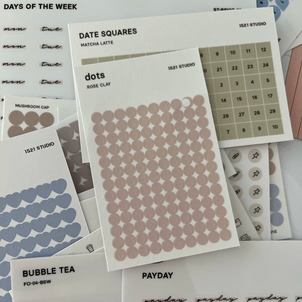 One Icon per Sheet - Minimal Planner Icon Stickers, 170+ Icons to ...