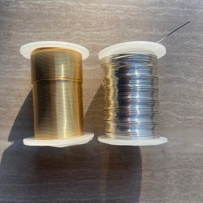 Beadsmith Wire: Gold, Silver, and Copper Wire Lacquered Tarnish ...