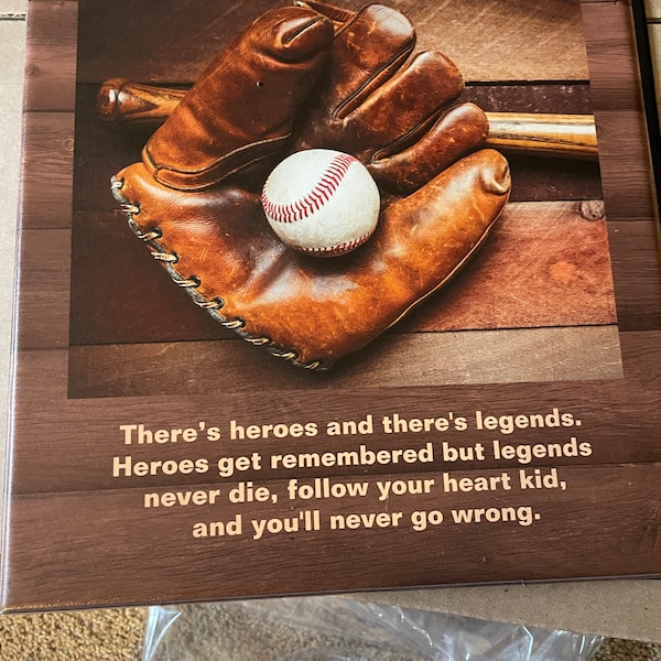 Personalized Kids Baseball Card Binder |baseball Card Collector Binder ...