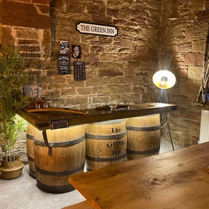 Home Bar Personalised Home Bar scotch Whisky Barrel the Cooperage Home ...