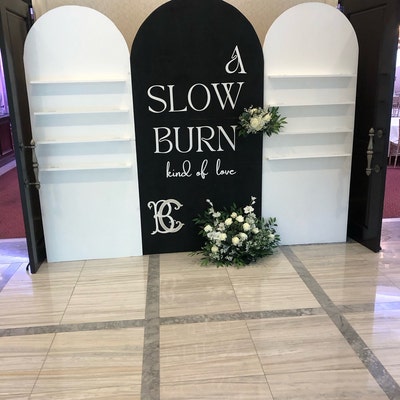 Birthday Backdrop Name Sign, Name Sign for First Birthday Party, Wood ...