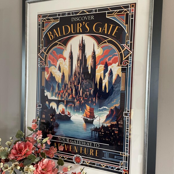 Dnd Tarot Poster, the Rogue, Art Nouveau, Dungeons and Dragons Wall Art ...