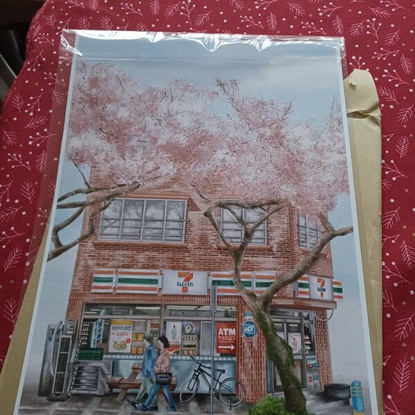 Korean Art / Sunset in Bukchon Hanok Village/ Seoul Sunset,korean Wall ...