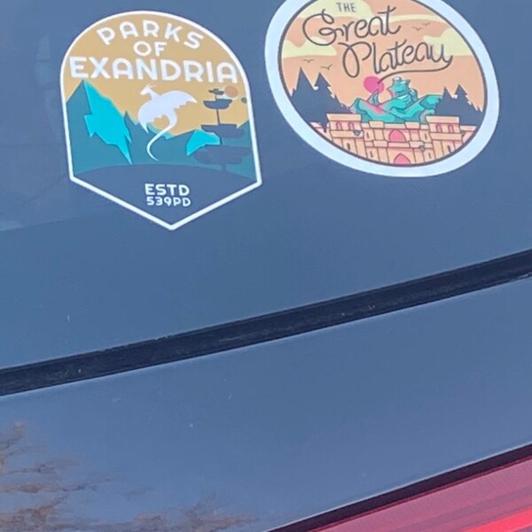 Parks of Exandria Logo Sticker - Etsy