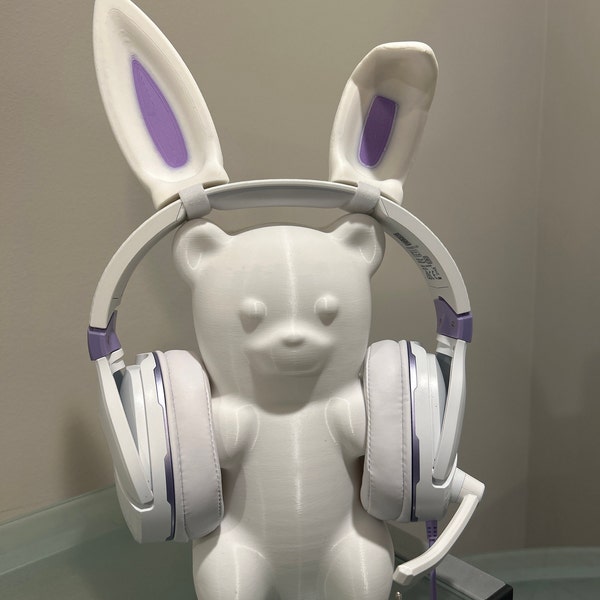 Bunny Ears for Headphones - Cosplay Rabbit Headset Accessories ...