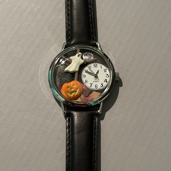 Spooky Halloween Watch With or Without Bats, Glow-in-the-dark Pumpkin ...