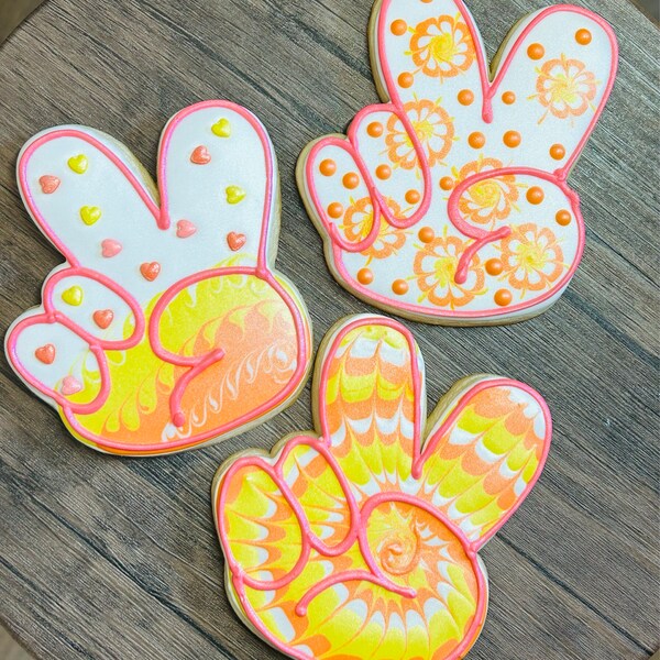 Peace Hand Cookie Cutter - Etsy