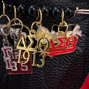 Delta Key Ring Delta Sigma Theta Key Ring Sorority Key Ring DST Key ...