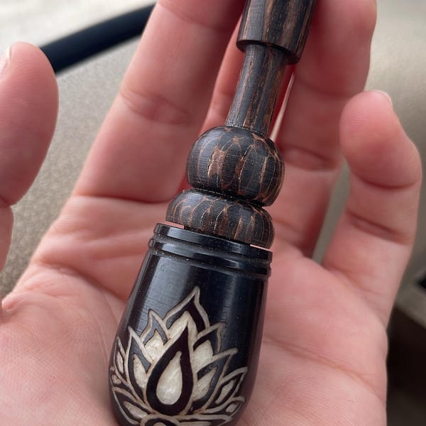 Hummingbird and Flower Smoking Pipe Handcrafted Smoking Bowl Handmade ...