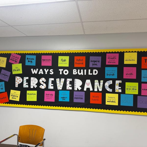 Perseverance Bulletin Board Printable Kit for End of the Year State ...