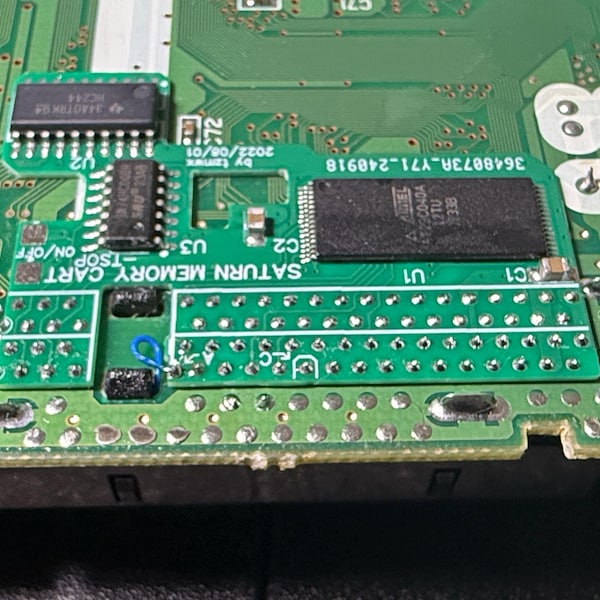 Sega Saturn Built-in Memory Card Module - Etsy