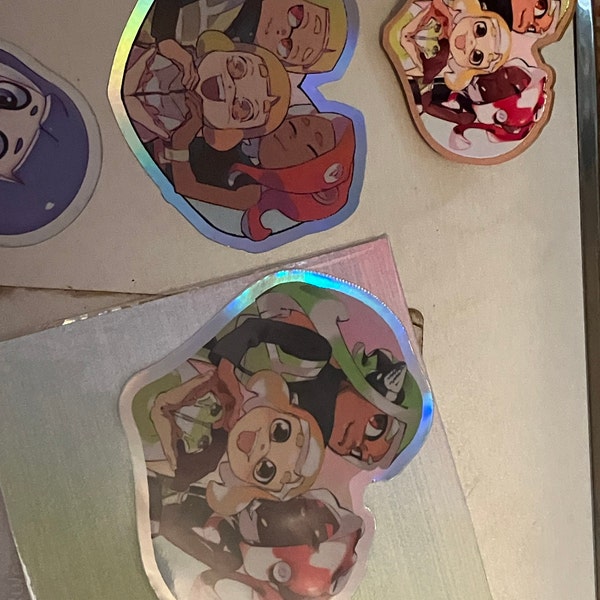 Iridescent Agents Sticker [SPLATOON] - Etsy