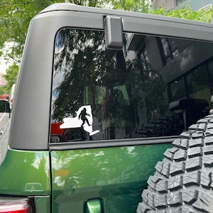 Sasquatch Bigfoot Family Vinyl Decal, Die Cut Sticker, Car Window ...