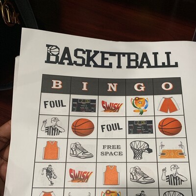 Basketball Bingo 30 Printable Sports Birthday Party Bingo Game Cards - Etsy