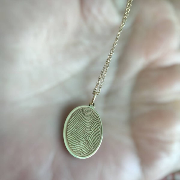 Solid Gold Dog Tag Actual Handwriting Necklace , 14k Custom Signature ...