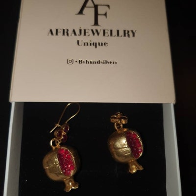 Handmade Pomegranate Design Necklace,pearl Necklace,pomegranate ...