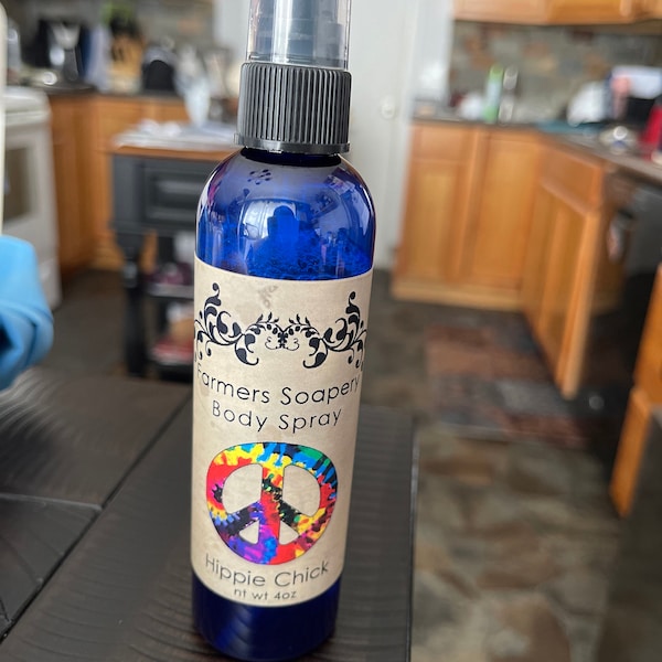 Hippie Chick Scented 4oz Body Spray Lavender Patchouli Body Spritz ...