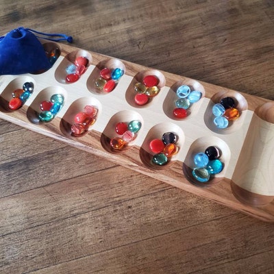 Mancala African Stone Game - Etsy