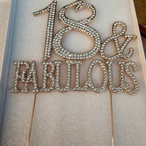 70 Birthday Cake Topper GOLD 70 and Fabulous Fun 70th Birthday ...