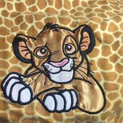 Lion King Applique Design 9 Sizes Included.machine Embroidery Design ...