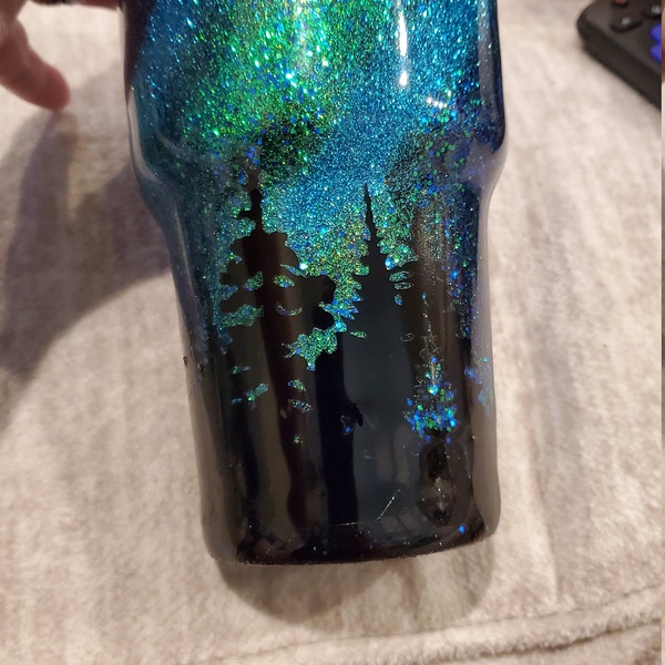 Trees Vinyl Decal, Mountain Decal, Mountain Sticker, Nature Decal ...