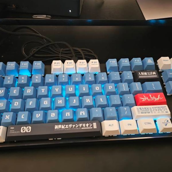 Eva Unit-00 Keycap Set, Cherry Profile, PBT, Cherry MX Stem, Dye-sub ...