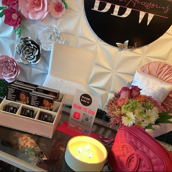 Rectangle Acrylic Payment Option Sign, Cashapp, Scan Me, Scan to Pay ...