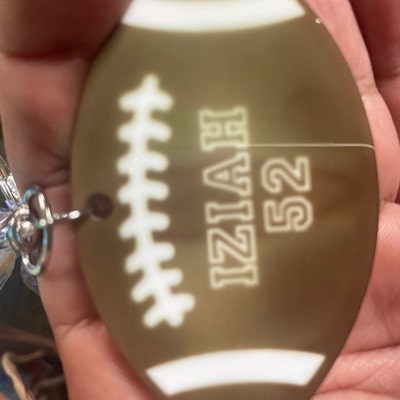 Football Key Chains / Bag Tags / Football Team Gifts - Etsy