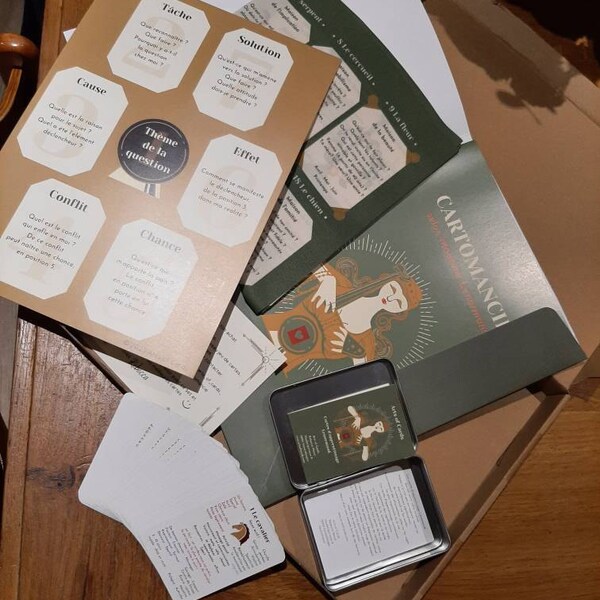 Lenormand Set Card Deck and House Chart and Booklet 4 X 9 With Meanings ...