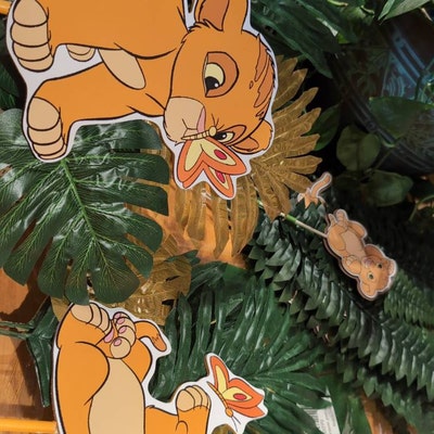 Baby Simba Lion King Themed Baby Shower Party Table Centerpieces ...