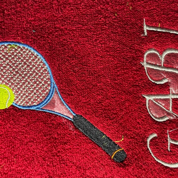 Tennis Racket Embroidery Design: Sport Icon, 5 Sizes (instant Download ...