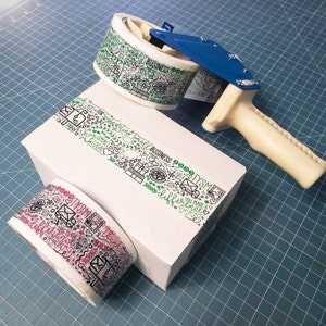 Cute Shipping Tape Fun Packing Tape Small Business Self Adhesive Tape ...