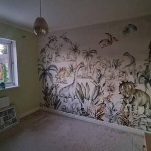The Betsy Floral Mural Wallpaper - Etsy UK
