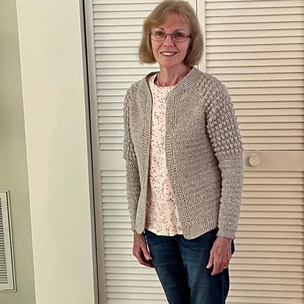 Crochet Cardigan PDF Pattern / Lime Berry Cardigan / Digital Download ...