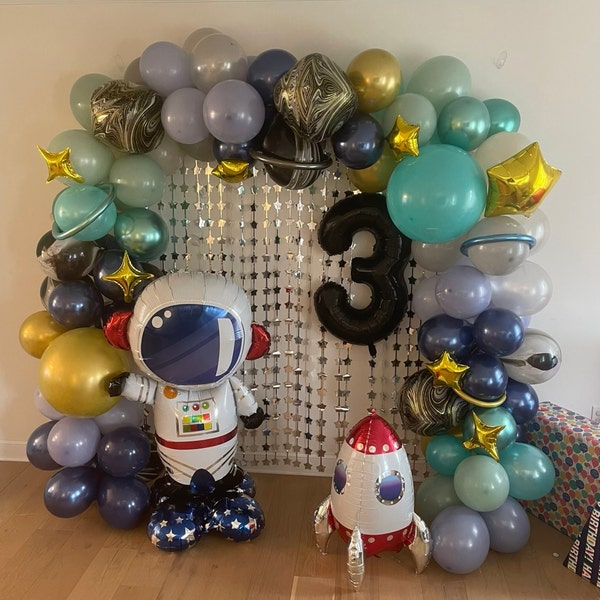 Life-size Astronaut Balloon Free Standing Birthday Party Balloons ...