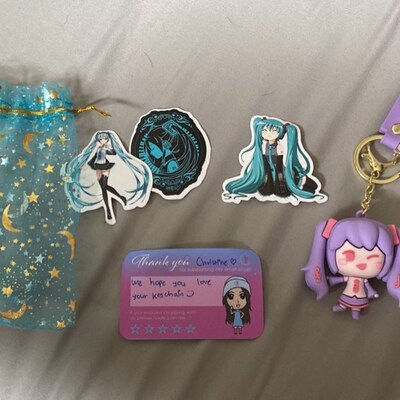 Hatsune Miku Keychain Miku Keyring - Etsy