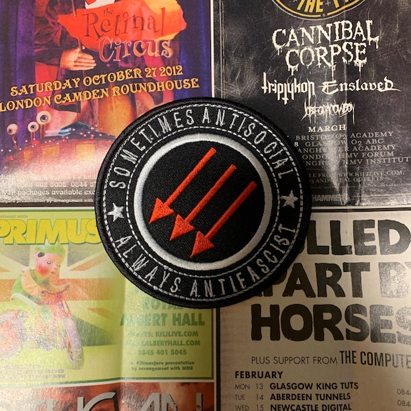 DISCHARGE - Back Patch (two Option) - Etsy