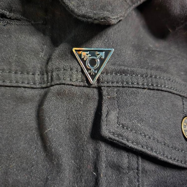 Bisexual Flag Triangle Blue Pink and Lavender Biangles Bi Triangles ...